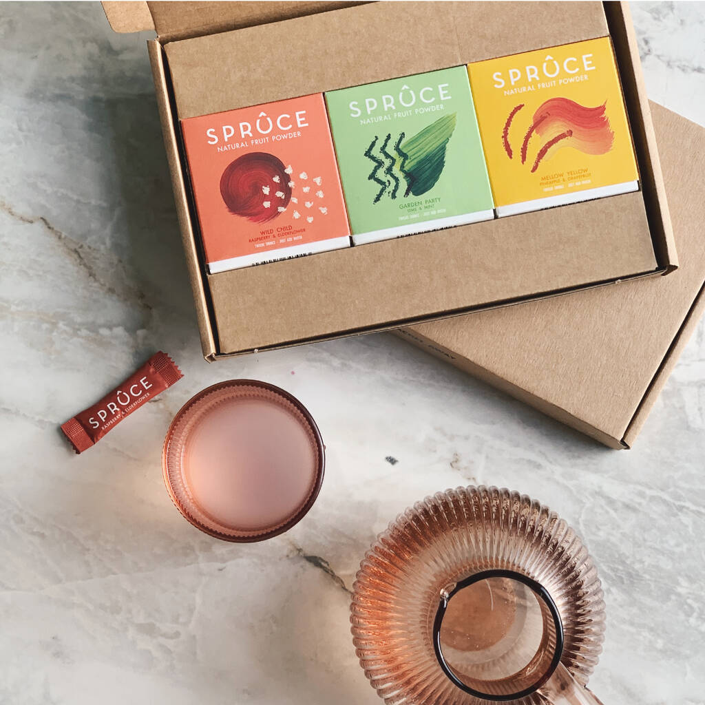 Spruce Water Natural Fruit Water x72 Sachets - Explorer Pack - Plastic Freedom