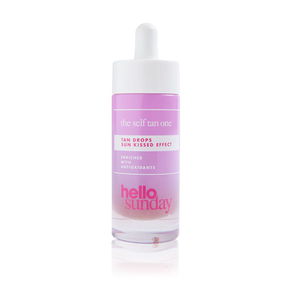 Hello Sunday The Self Tanning One Buildable Tanning Drops with Vitamin ...